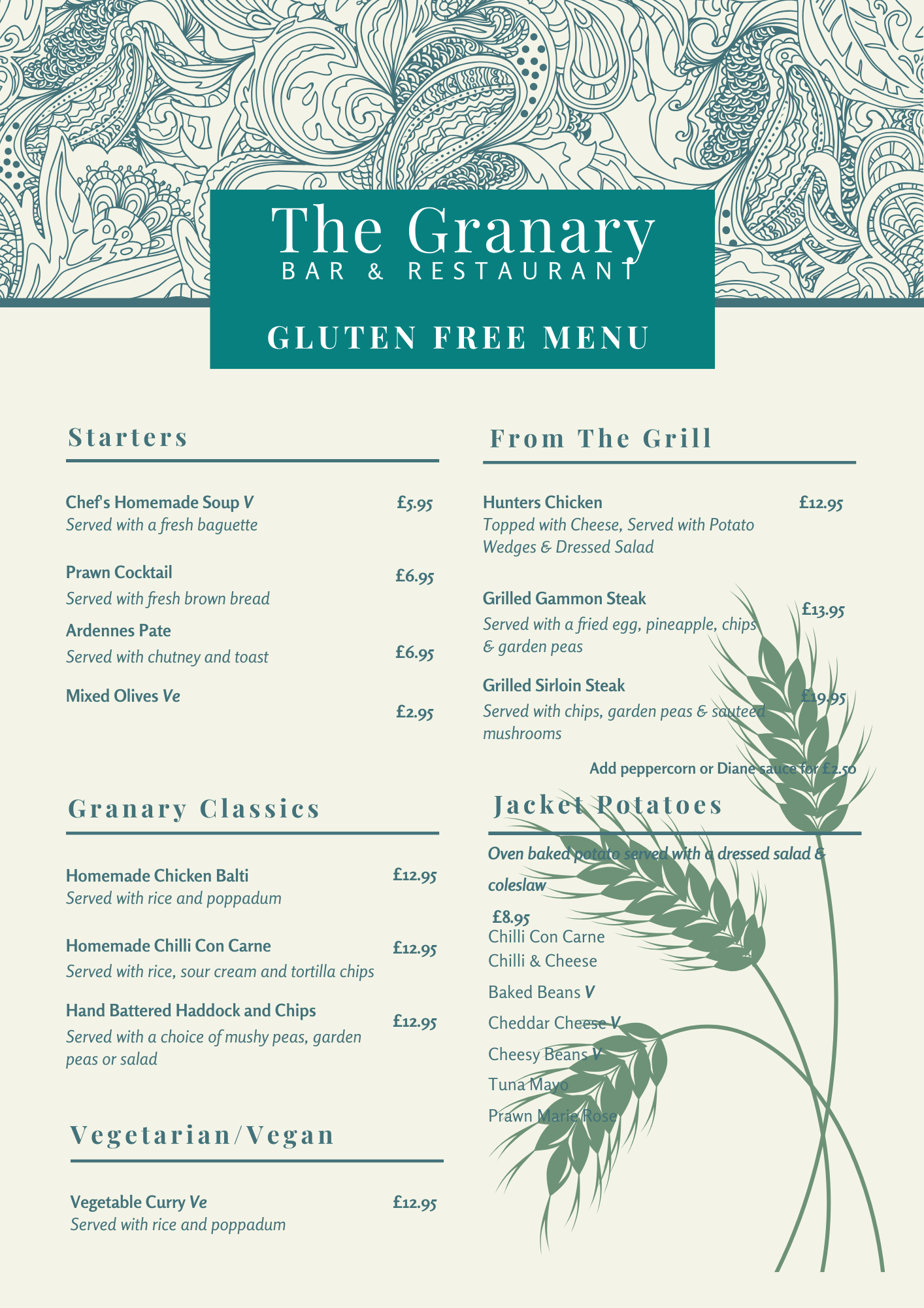 The Granary Bar & Restaurant - Waldegraves Holiday Park